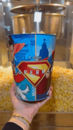 Superman popcorn buckets | AMC, Cinemark, Regal, Alamo