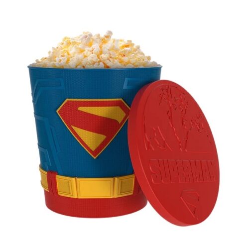Superman popcorn buckets | AMC, Cinemark, Regal, Alamo