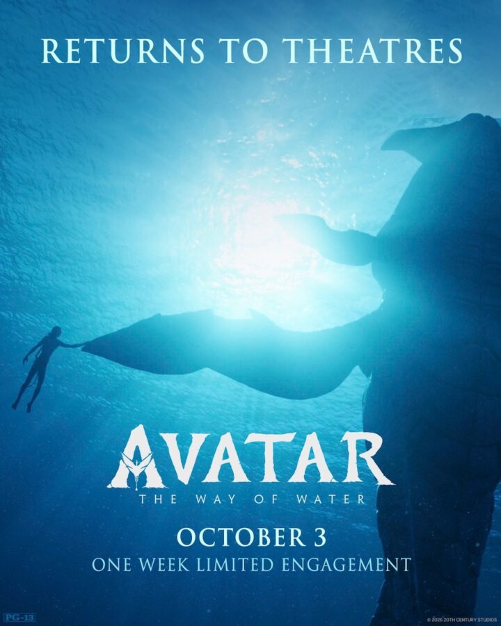 Avatar: The Way of Water in theaters fall 2025 before Fire and Ash
