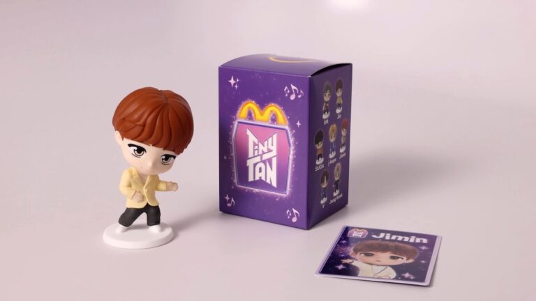 TinyTAN BTS Happy Meal toys at McDonald's | List of 14 toys