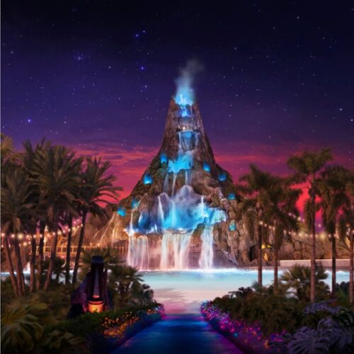 Volcano Bay Nights 2025 at Universal Orlando | Water park at night