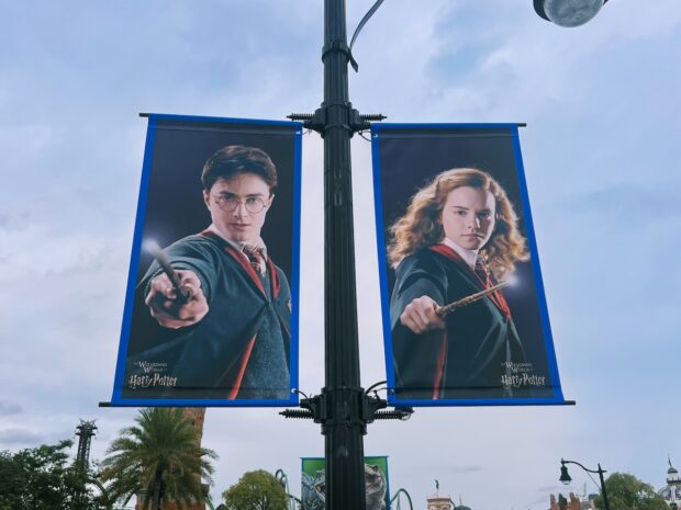 Epic Universe banners installed at Universal CityWalk