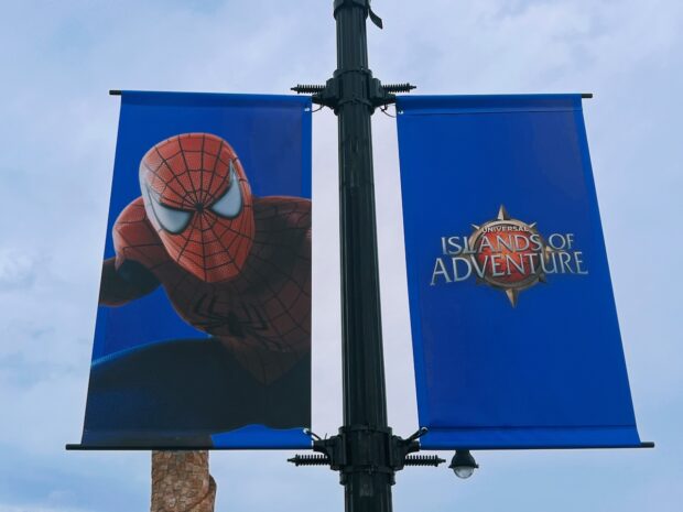 Epic Universe banners installed at Universal CityWalk