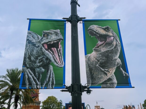 Epic Universe banners installed at Universal CityWalk
