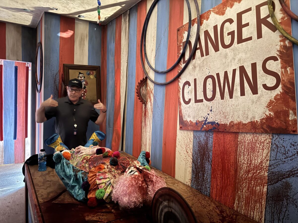 Terrifier and Fallout haunted houses at Halloween Horror Nights