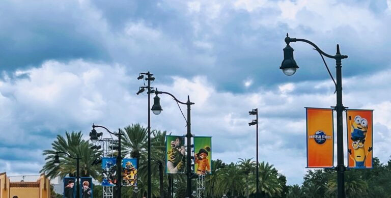 Epic Universe banners installed at Universal CityWalk