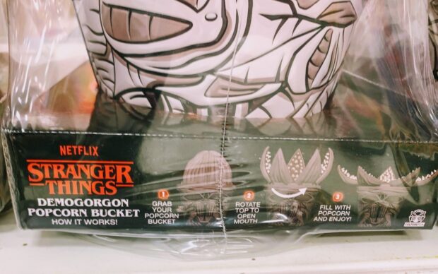 Stranger Things 5 at Target with Demogorgon popcorn bucket