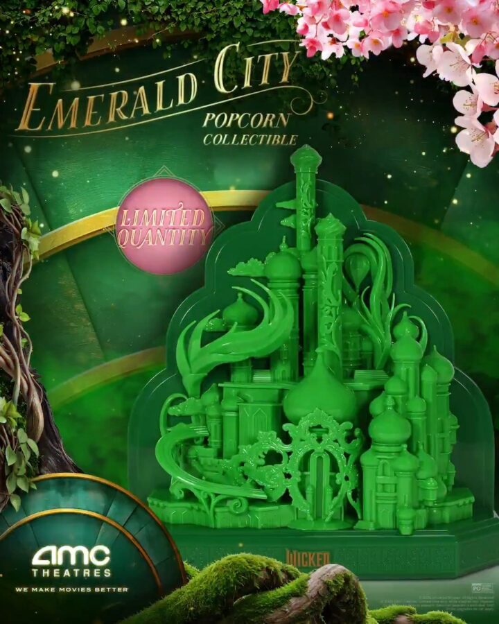 Wicked: For Good popcorn buckets | Regal, AMC, Cinemark