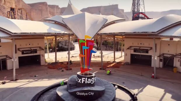 Six Flags Qiddiya City opening in 2025 w/ world's fastest coaster ...