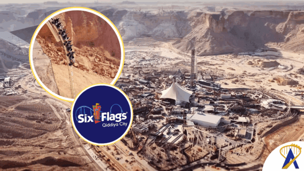 Six Flags Qiddiya City opening in 2025 w/ world's fastest coaster ...