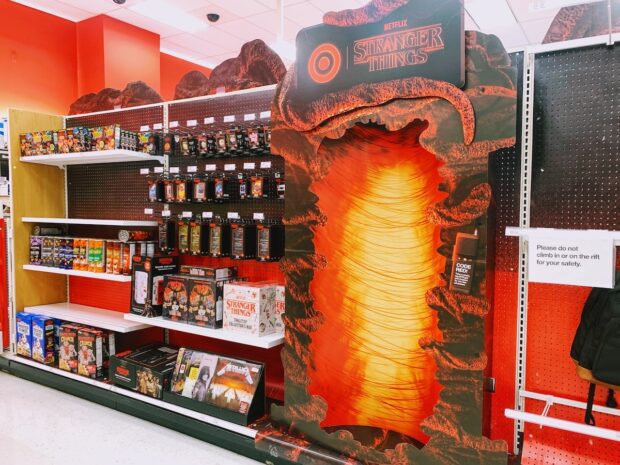 Stranger Things 5 at Target with Demogorgon popcorn bucket