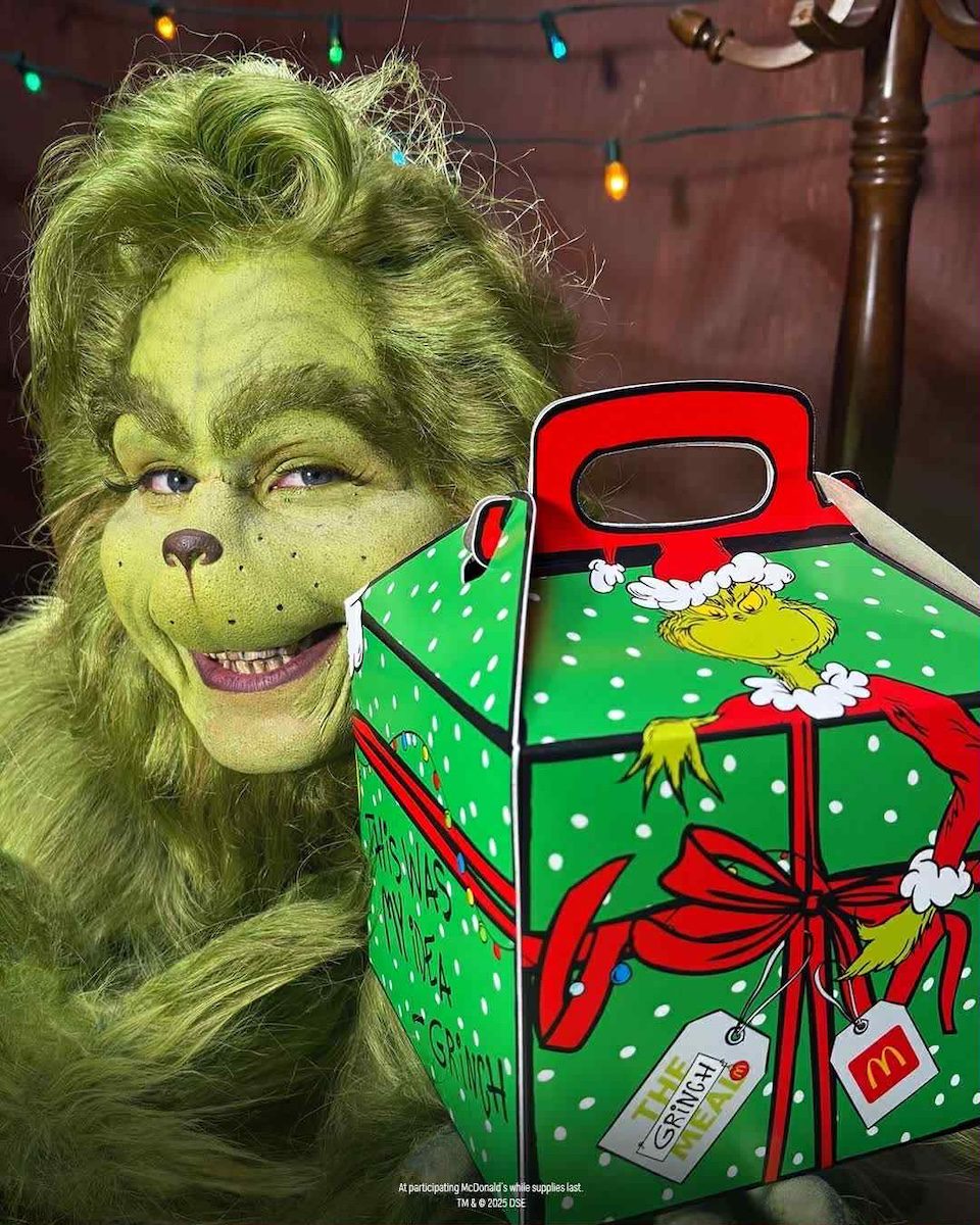 Grinch Meal at McDonald's 2025 | Adult Happy Meal