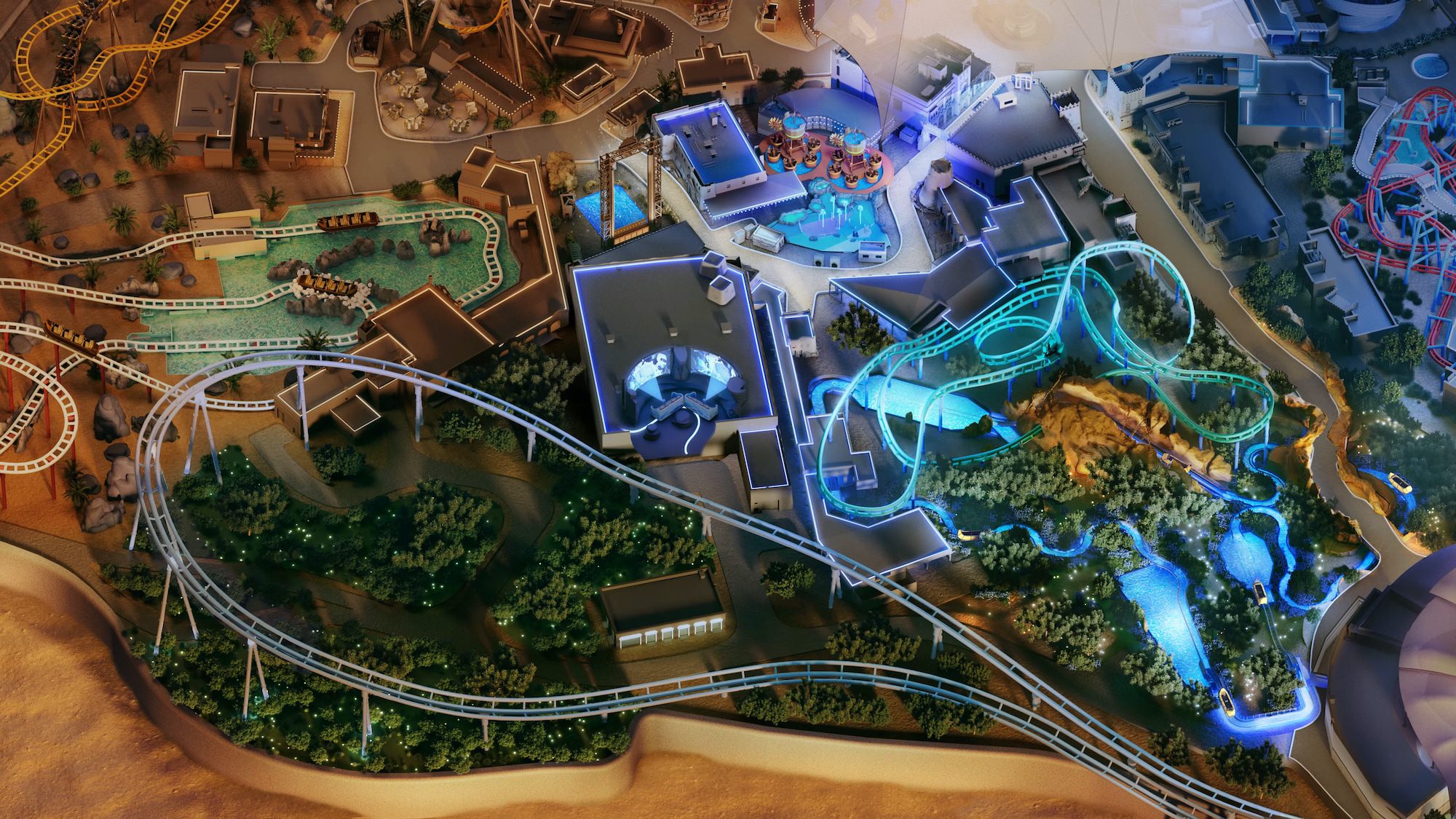 'First Six Flags theme park,' not amusement park, now open