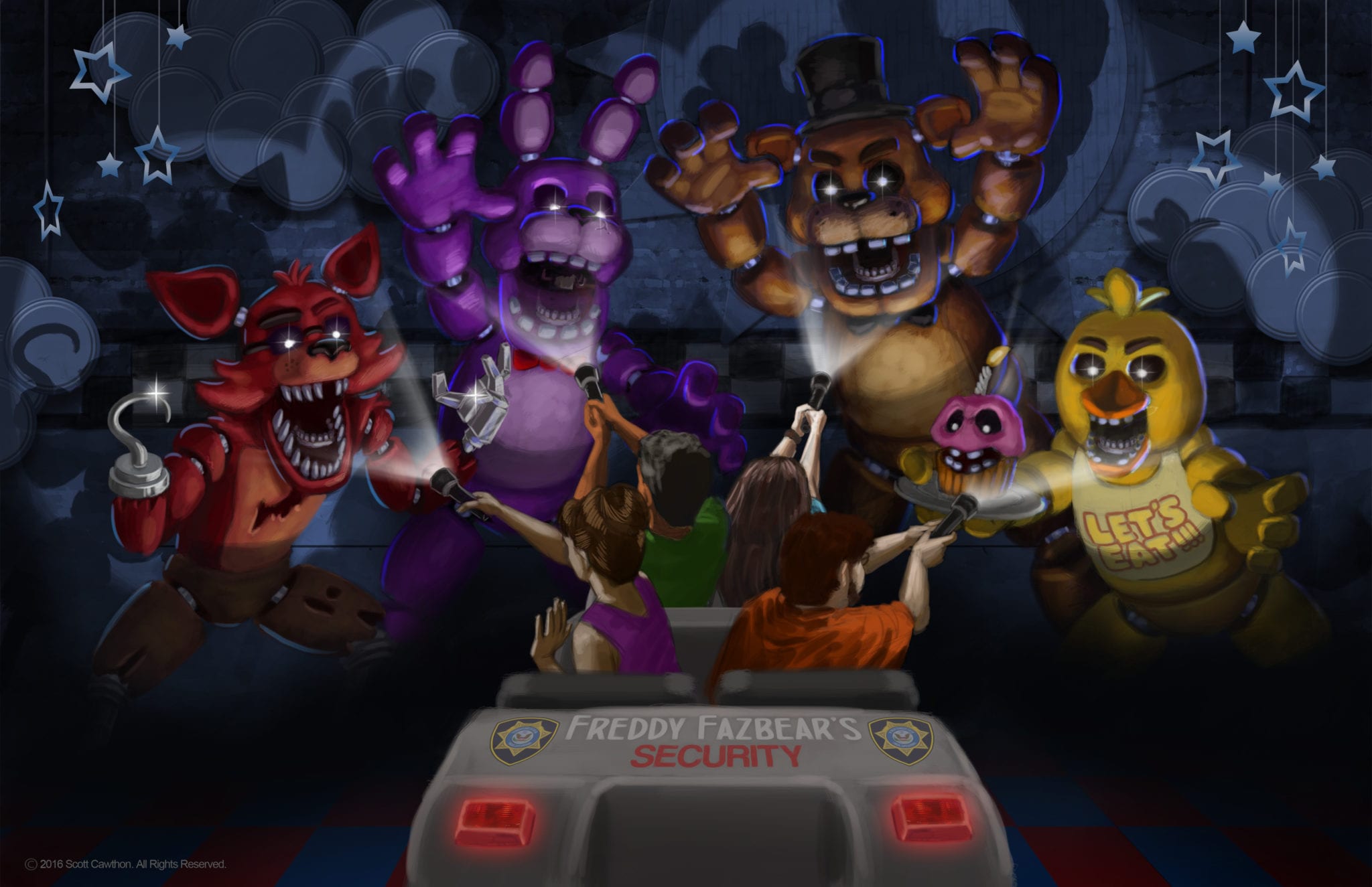 Five Nights at Freddy's ride | Never-built theme park attraction