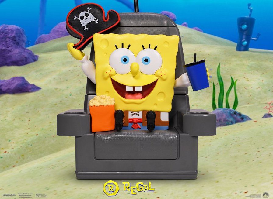 SpongeBob popcorn bucket | Regal, AMC, Cinemark theaters