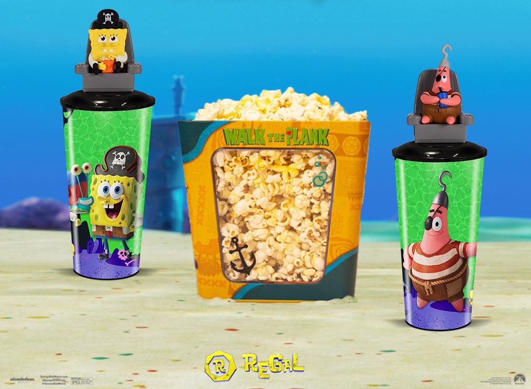 SpongeBob popcorn bucket | Regal, AMC, Cinemark theaters