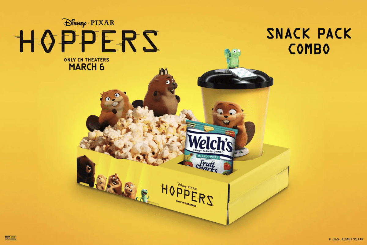 Hoppers popcorn buckets & novelties at AMC, Regal, Cinemark