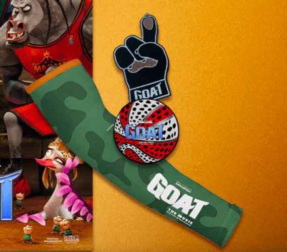 Goat popcorn buckets & novelties at Regal, AMC movie theaters
