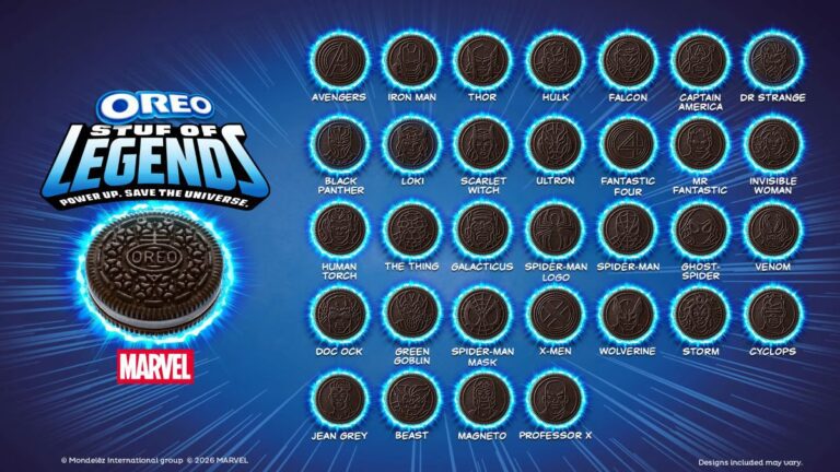 Marvel Oreo cookies | List of all 32 'Stuf of Legends' Oreos