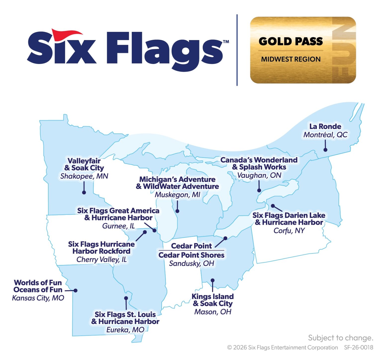 Six Flags changes season pass structure for all parks