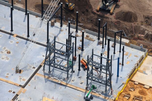 Monsters, Inc. coaster construction | Disney's Hollywood Studios