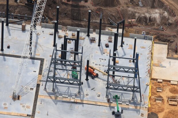 Monsters, Inc. coaster construction | Disney's Hollywood Studios